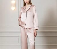 Pijama matase naturala dama Pink - Luxury Anis Store