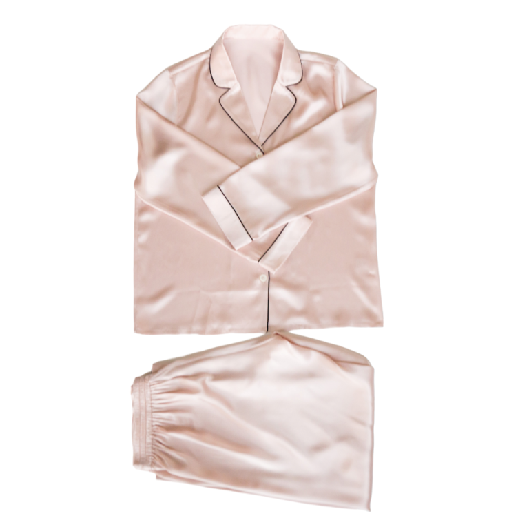 Pijama matase naturala dama Pink - Luxury Anis Store