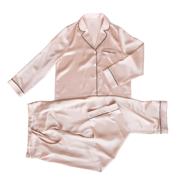 Pijama matase naturala dama Pink - Luxury Anis Store